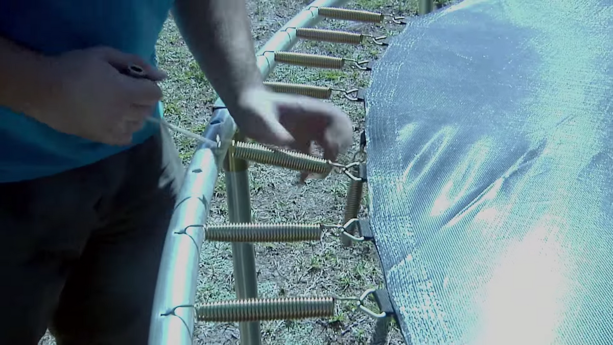 How to Correctly Assemble Trampoline Springs – Toddler Island